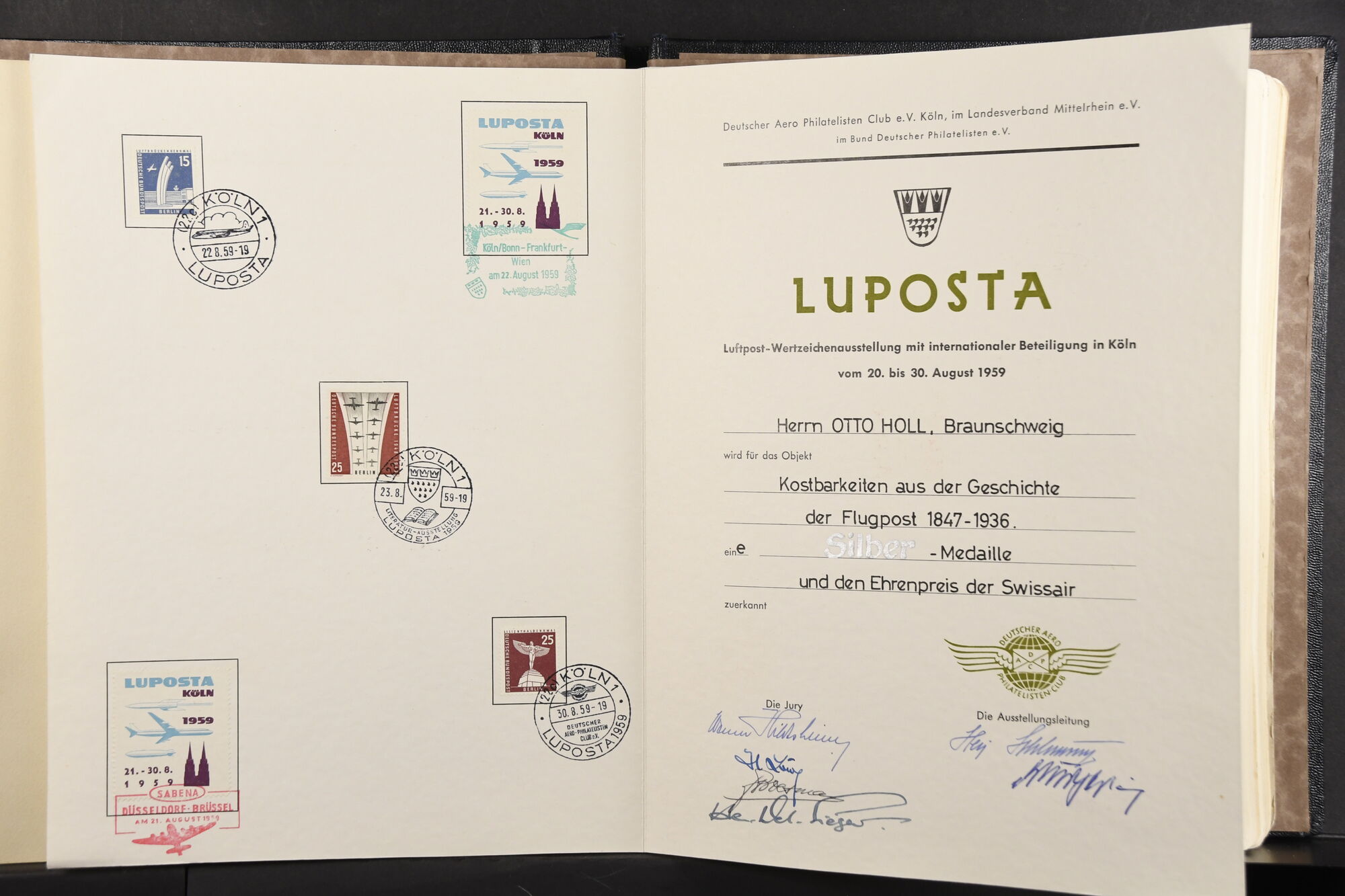 Flug- und Zeppelinpost Flugpost Deutsches Reich Stamp Auctions